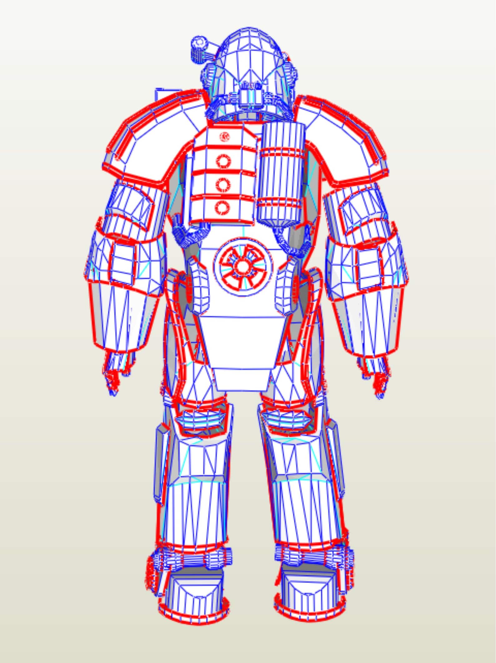 T-45 MOD Power Armor Eva Foam Templates - Etsy