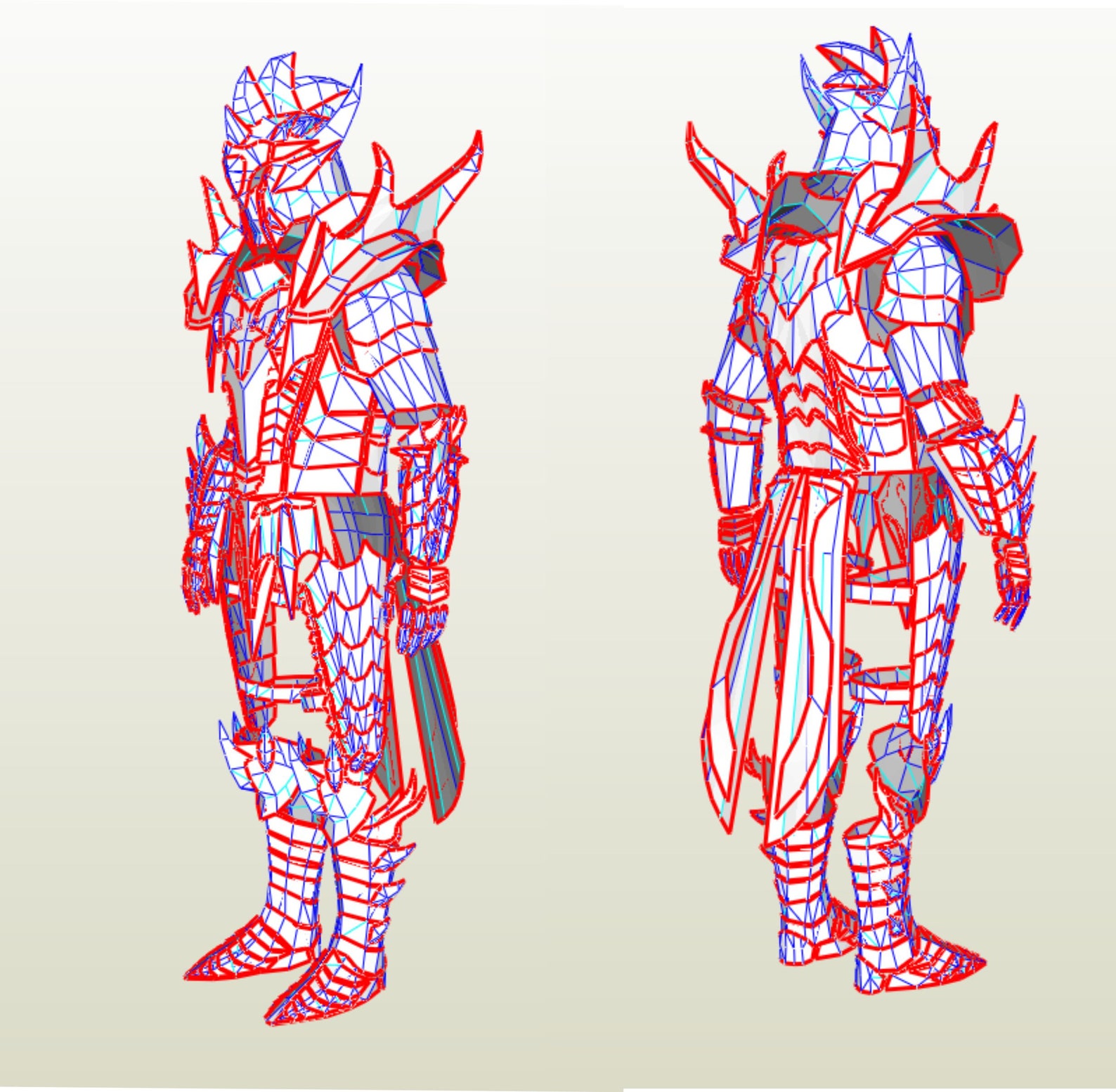 Dreadking Body Armor EVA Foam Pepakura Templates - Etsy
