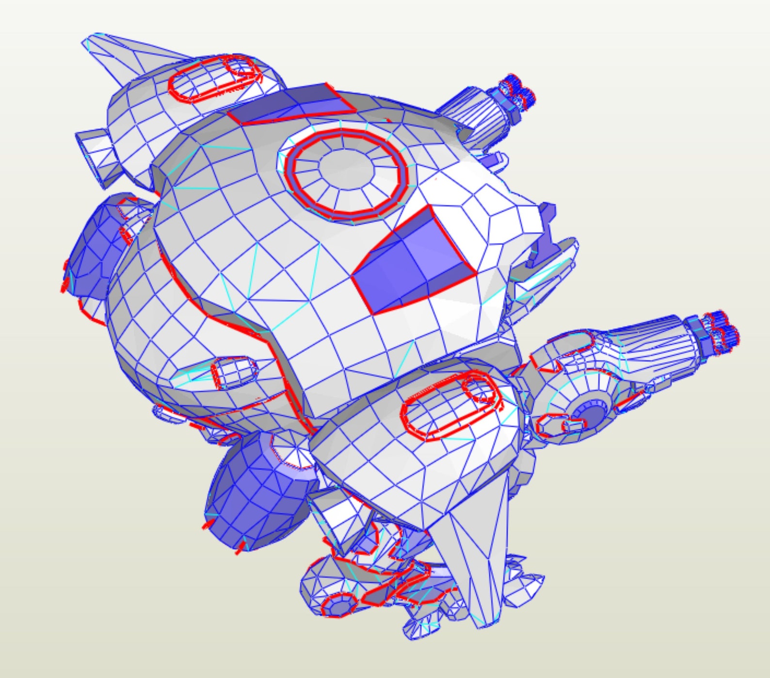 D.va Robot Pepakura Eva Foam Templates - Etsy Australia