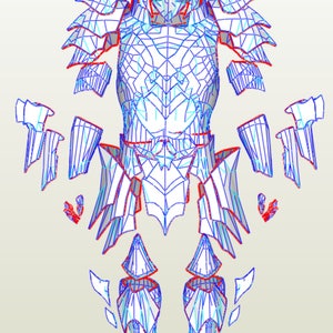 Foam Blueprints of Daedric Armor Suit Imperial Version - Etsy