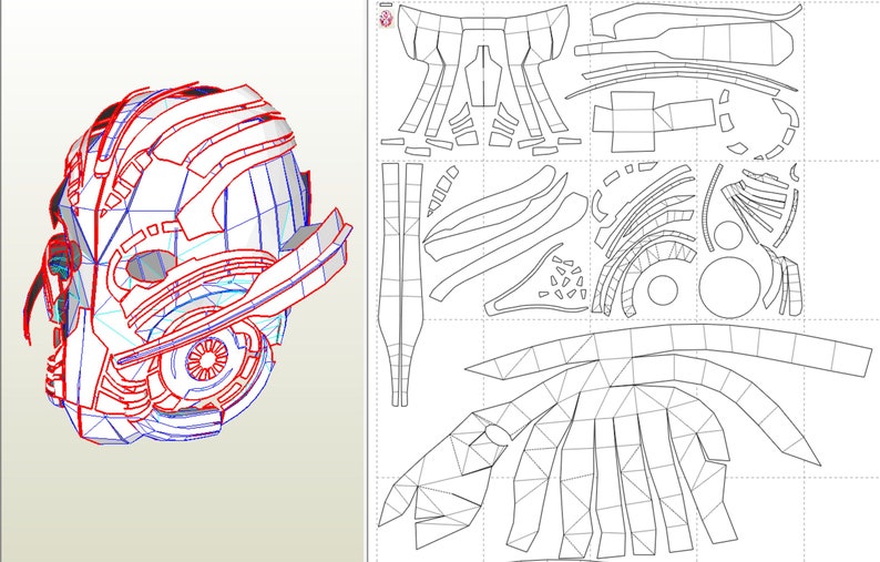 Ultronprime Body Armor EVA Foam Templates - Etsy