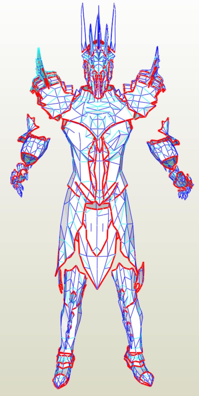 Sauron Armor Suit EVA Foam Templates to Build Your Own - Etsy