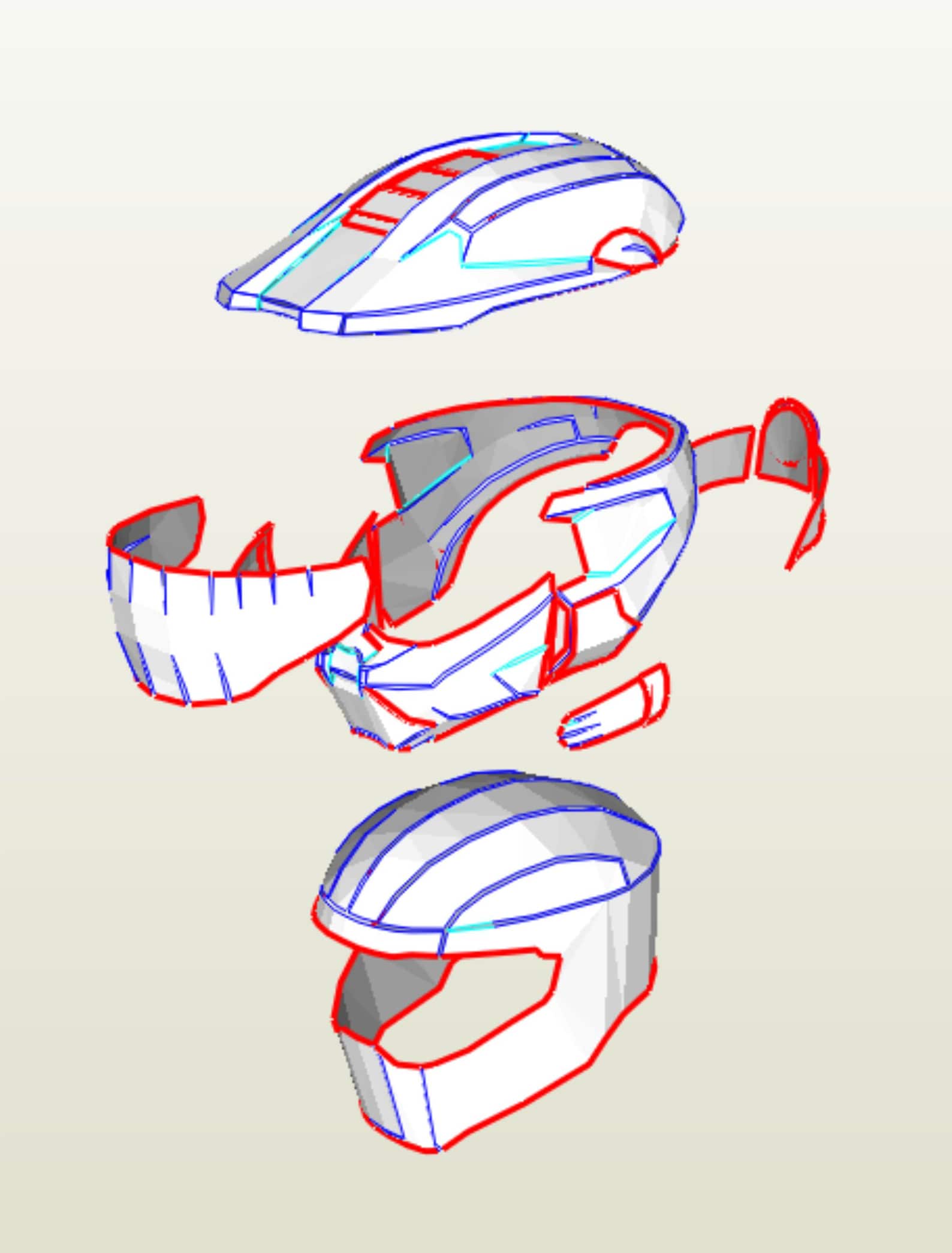 Master Chief Infinite Armor Suit: EVA Foam Pepakura PDF Templates - Etsy