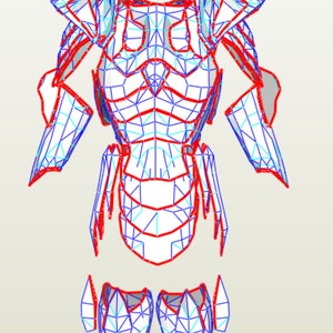 Glass Body Armor Digital Templates for EVA Foam Build - Etsy