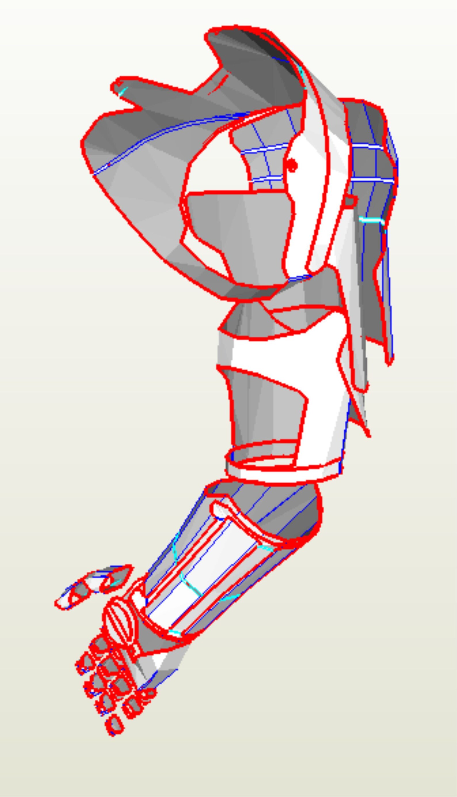 Edward Elric's Bionic Arm Pepakura Eva Foam Templates - Etsy