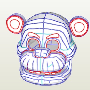 Bear Freddy Digital Pepakura Eva Foam Templates - Etsy