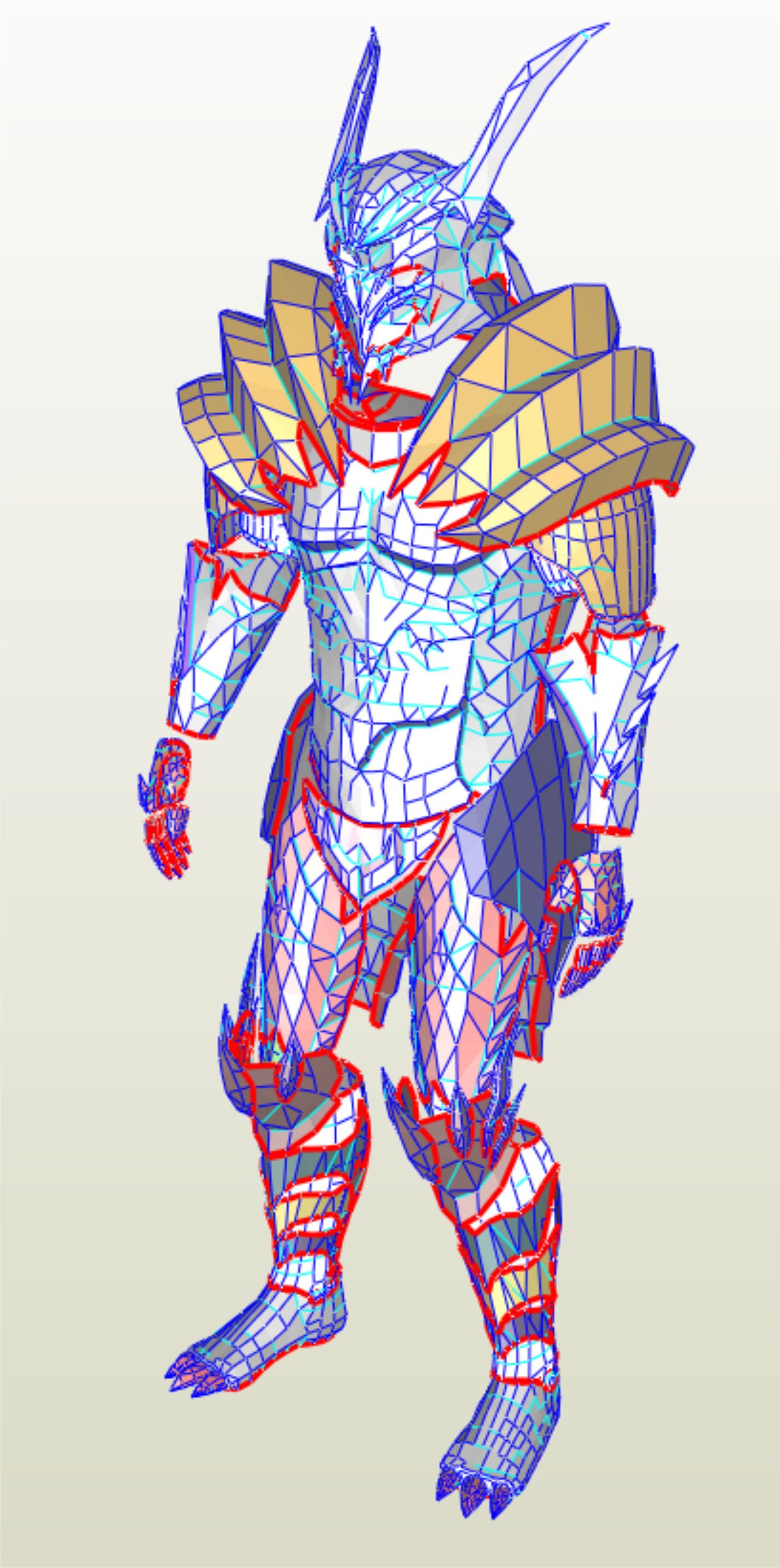 Gore Magala Body Armor Pepakura Paper Templates - Etsy