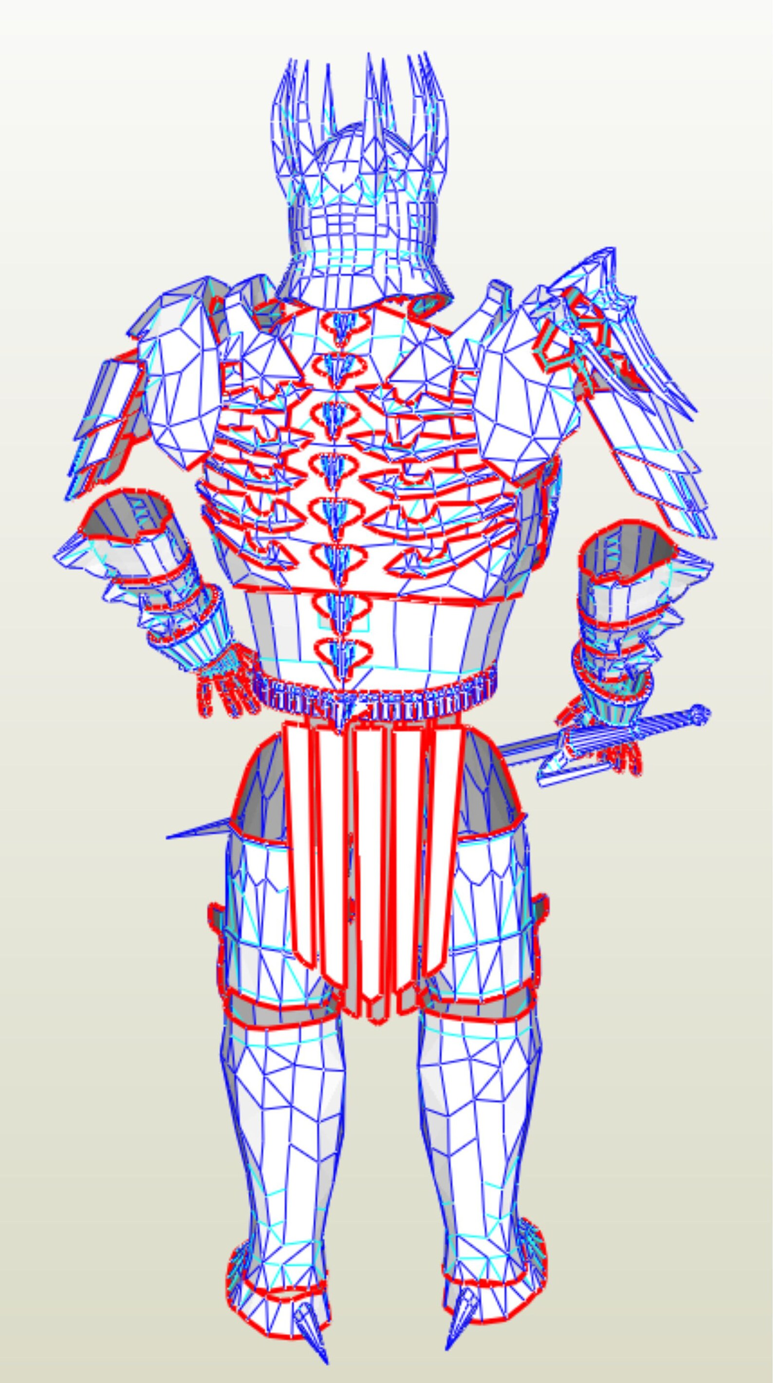 Eredin's Body Armor Templates for Pepakura to Build Your - Etsy Australia