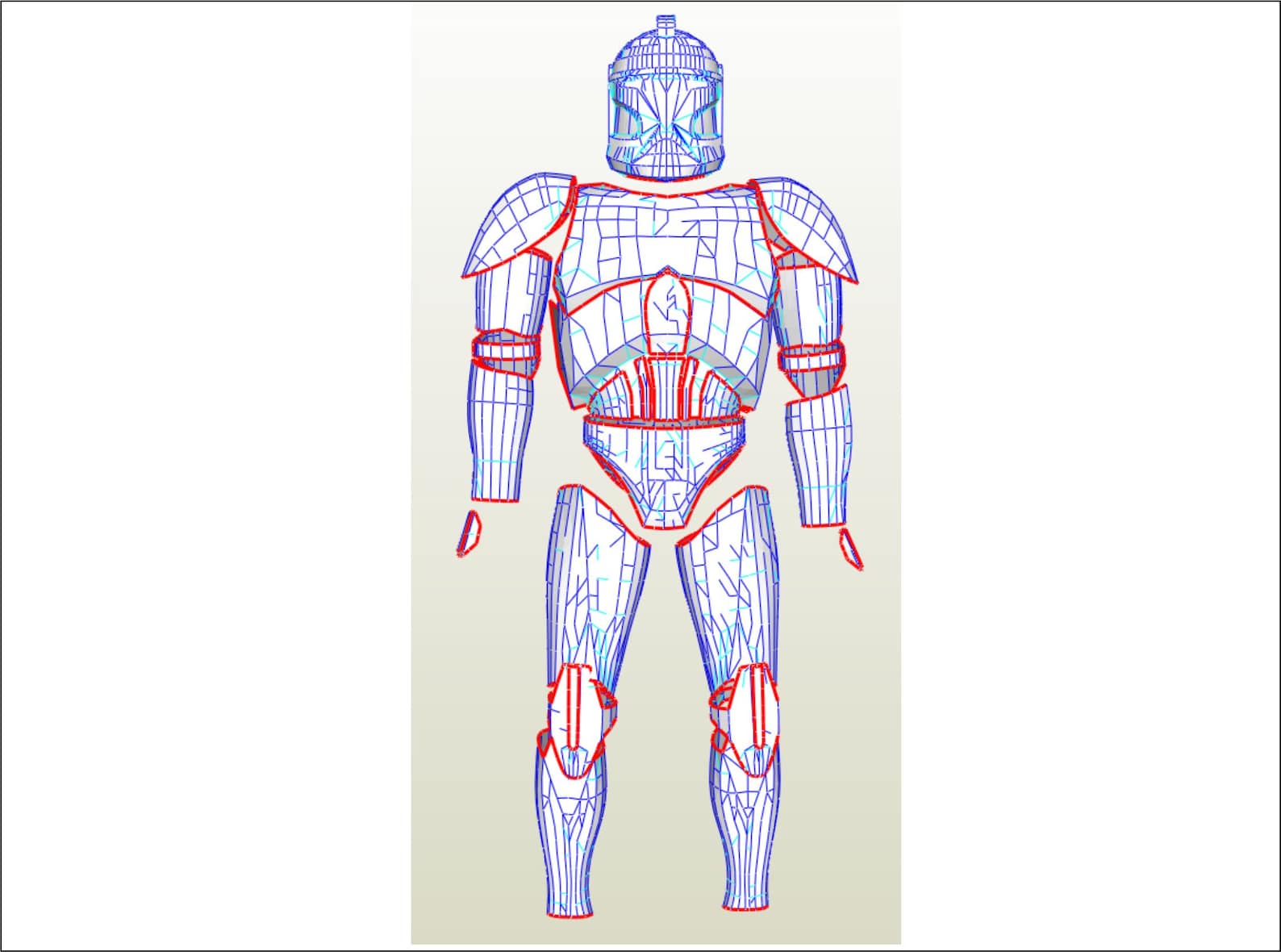 Clone Trooper Body Armor Pepakura EVA Foam Templates - Etsy UK