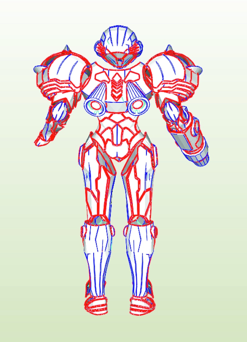 Samus Aran Body Armor EVA Foam PDF, PDO Digital Templates - Etsy