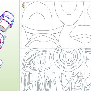 Infinite Grunt Pepakura EVA Foam Templates - Etsy