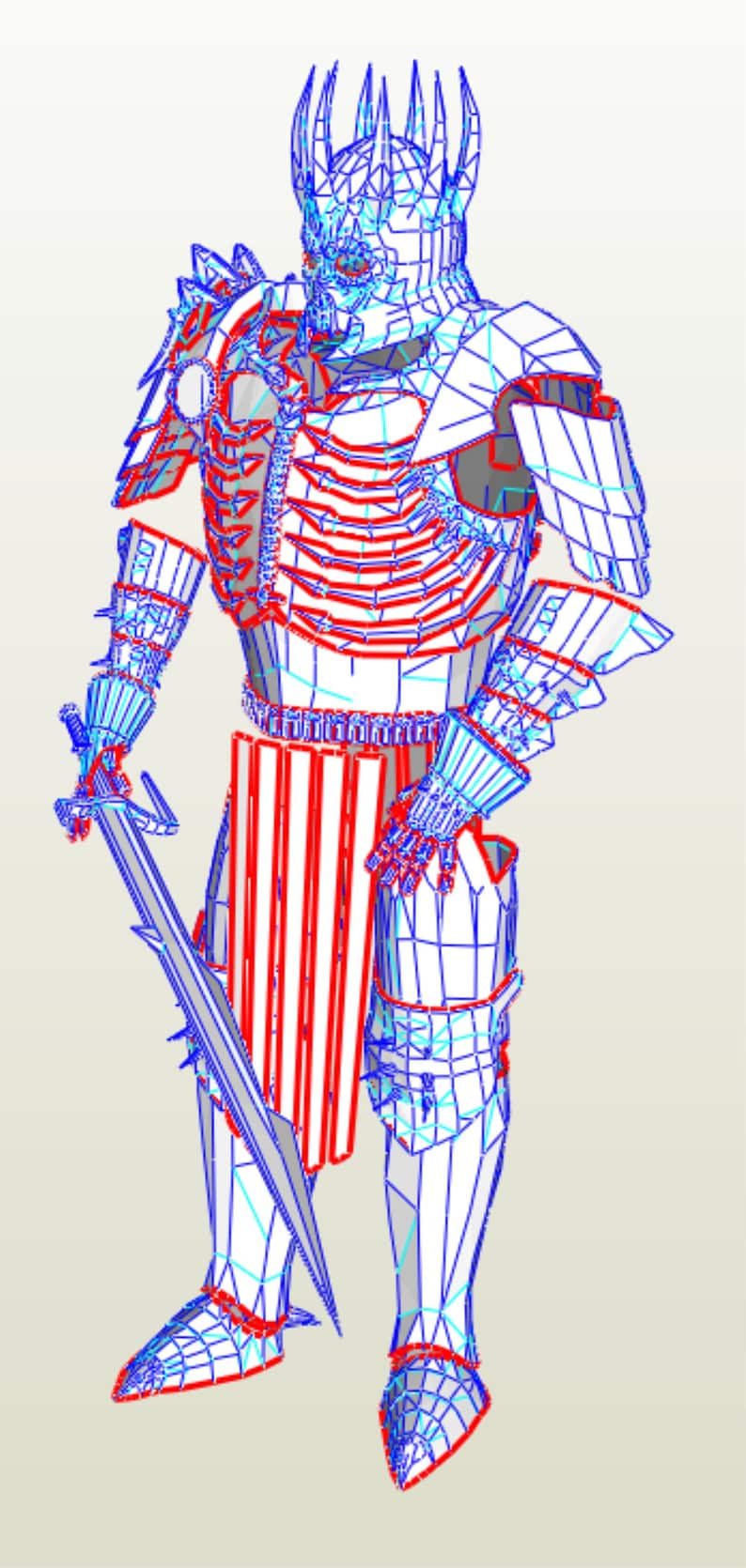 Eredin's Body Armor Templates for Pepakura to Build Your Own - Etsy