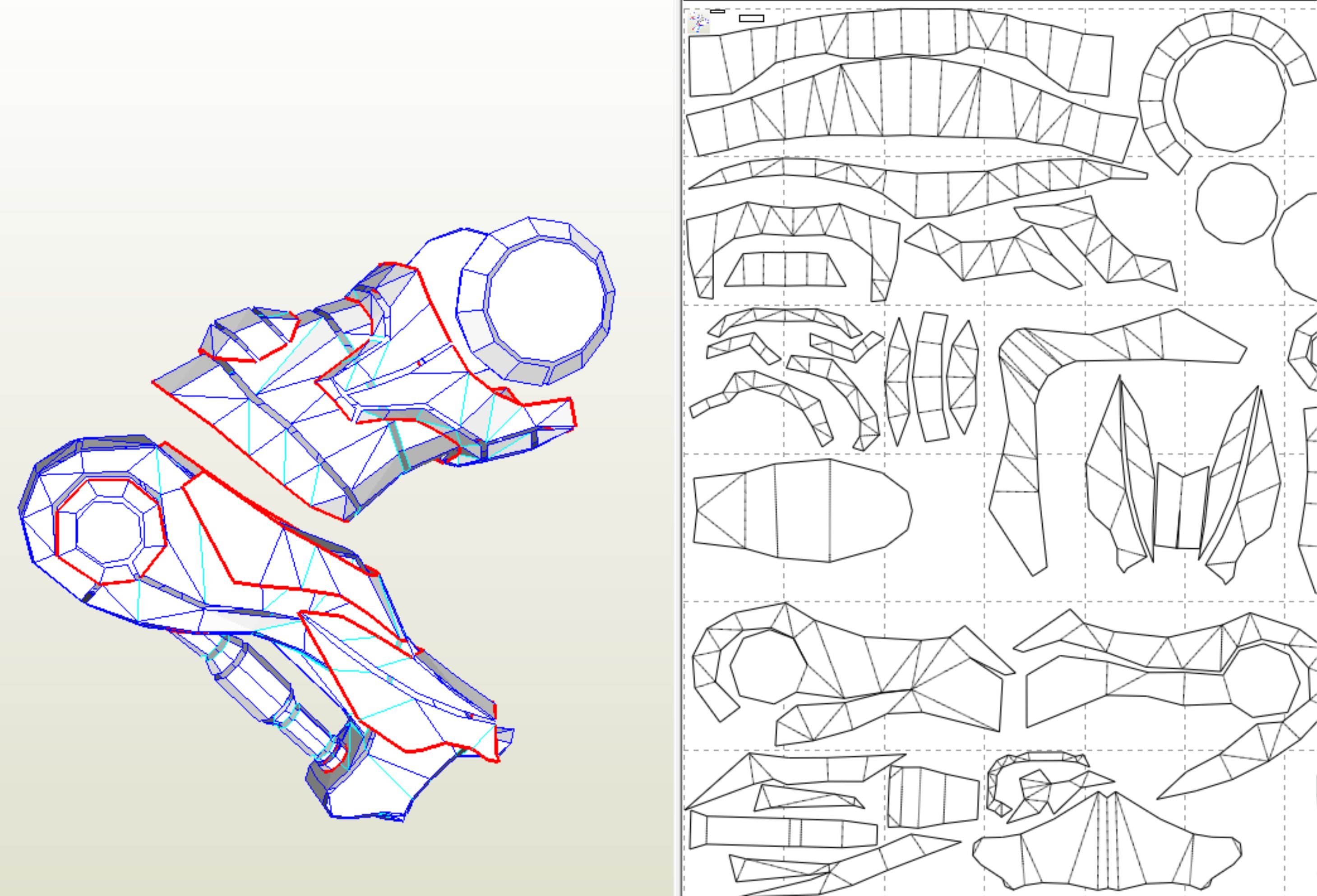 D.va Robot Pepakura Eva Foam Templates - Etsy Singapore