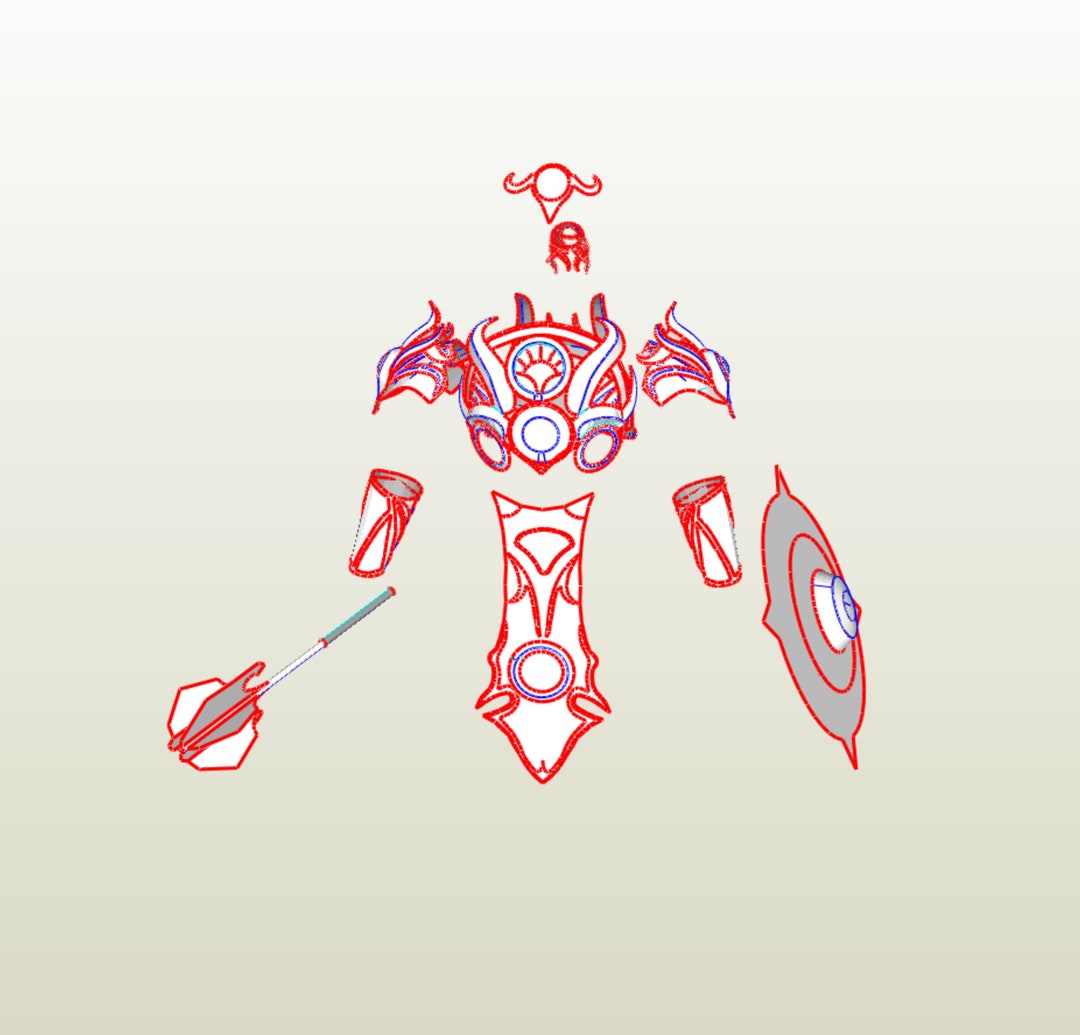 Shadowheart Body Armor Pepakura EVA Foam Digital Templates - Etsy