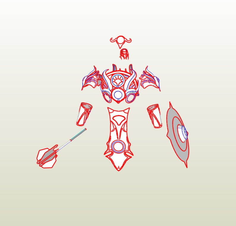 Shadowheart Body Armor Pepakura EVA Foam Digital Templates - Etsy