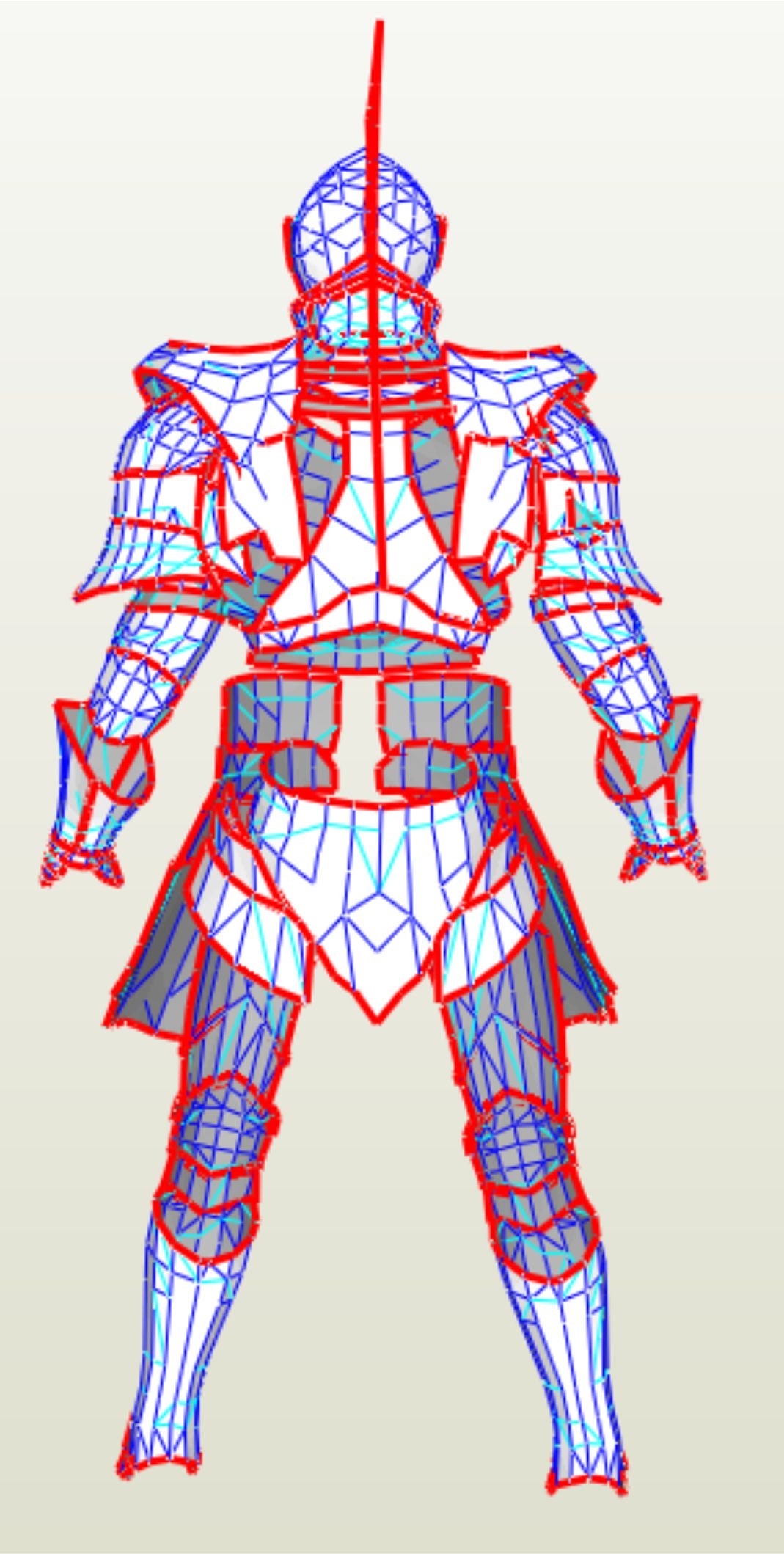 Darkmoon Knightess EVA Foam Pepakura Body Armor Blueprints to Build ...