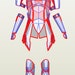 Phantasy Star Online Racaseal ELEANOR Pepakura Eva Foam Diy Templates ...