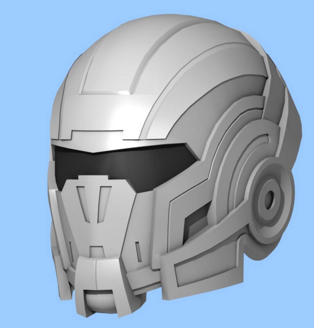N7 Helmet Wearable Replica, Blueprints for EVA Foam Build - Etsy