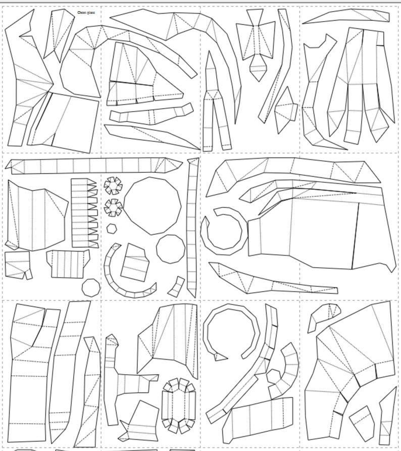 EVA Foam X-01 Power Armor Digital Blueprints | Etsy