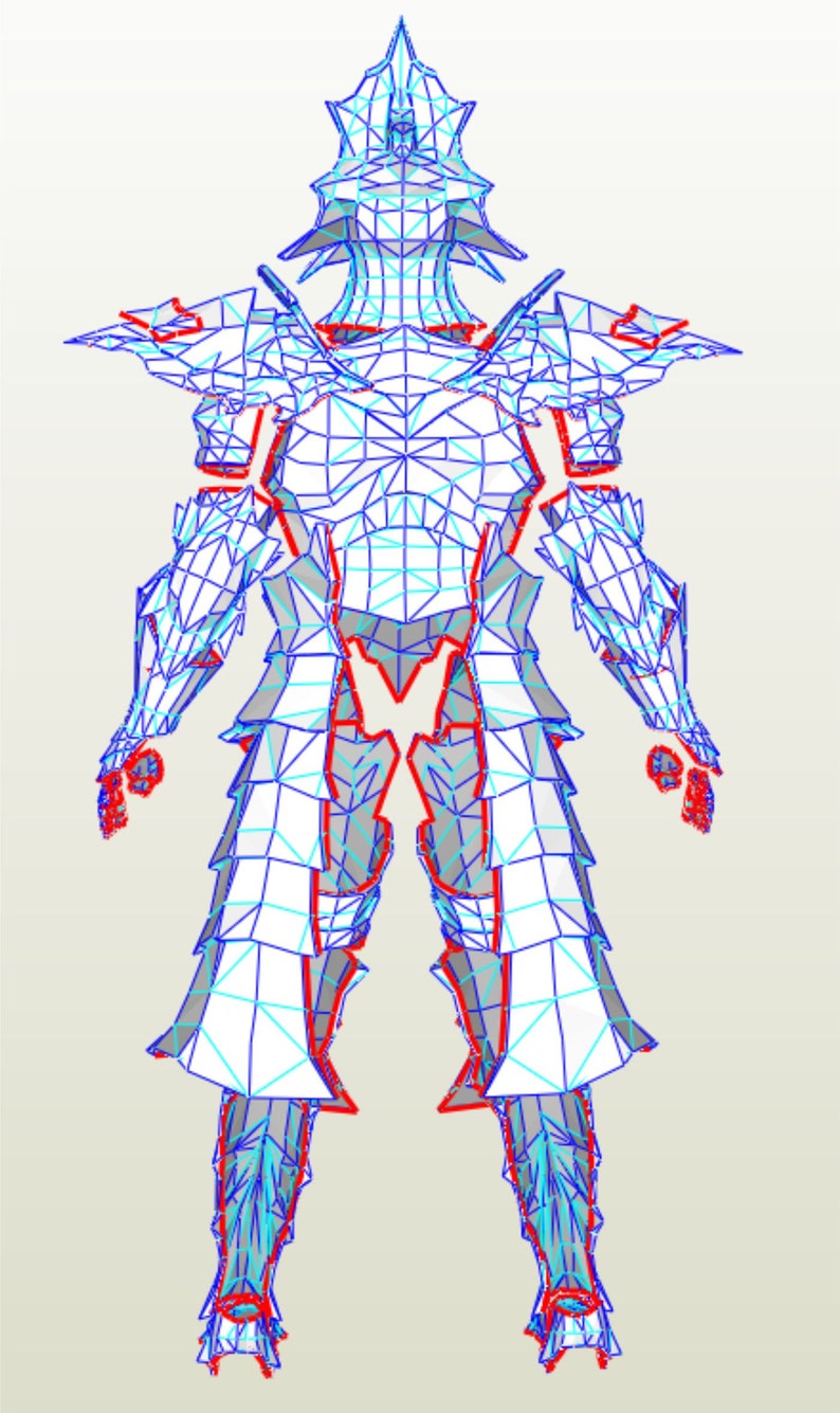 Ornstein Body Armor Templates for Paperbuild - Etsy