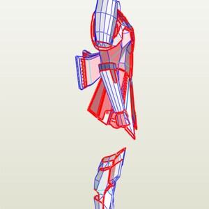 Phantasy Star Online Racaseal ELEANOR Pepakura Eva Foam Diy Templates ...