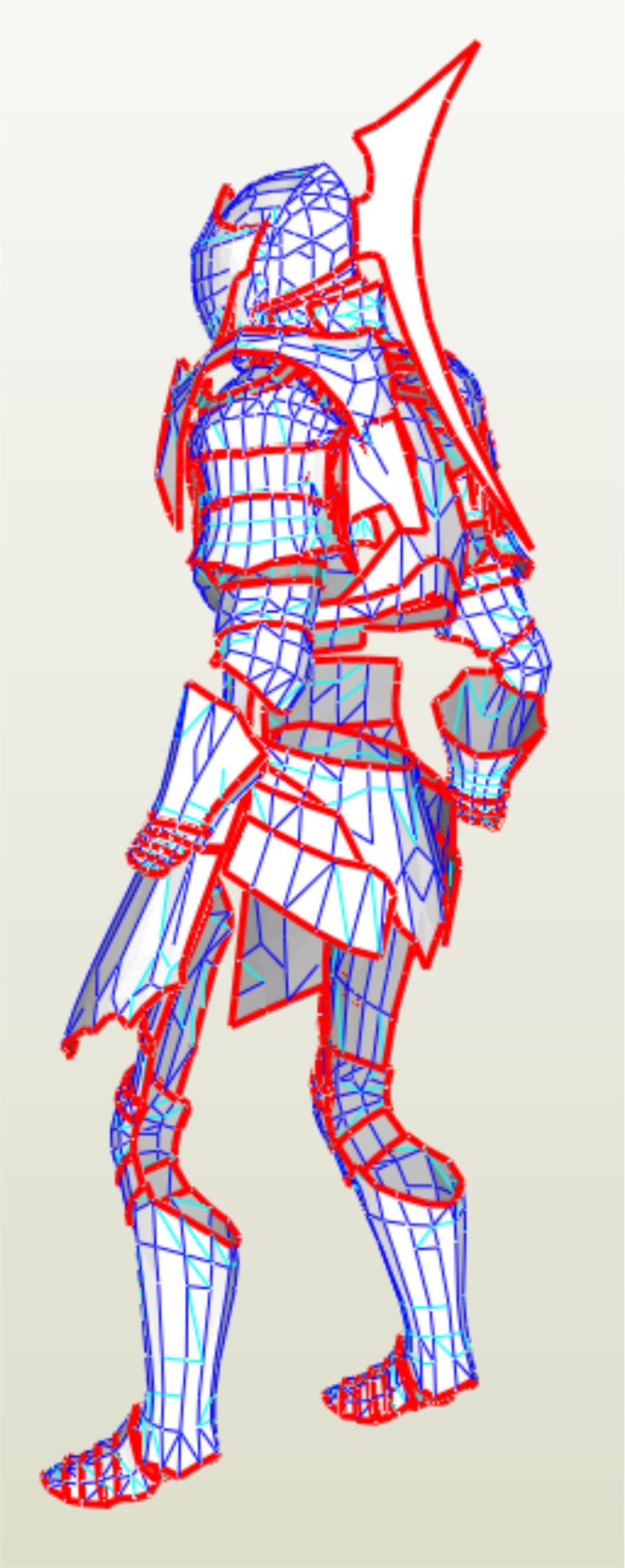 Darkmoon Knightess EVA Foam Pepakura Body Armor Blueprints to Build ...