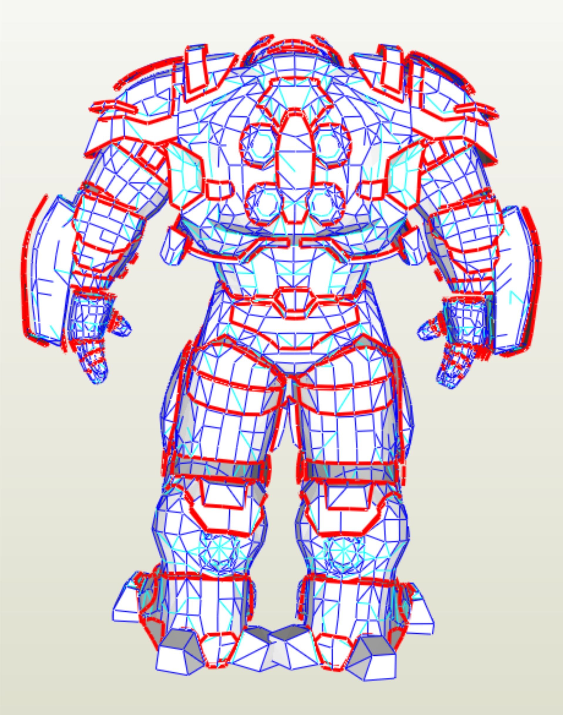Hulkbuster Armor Suit EVA Foam Templates to Build Your Own - Etsy