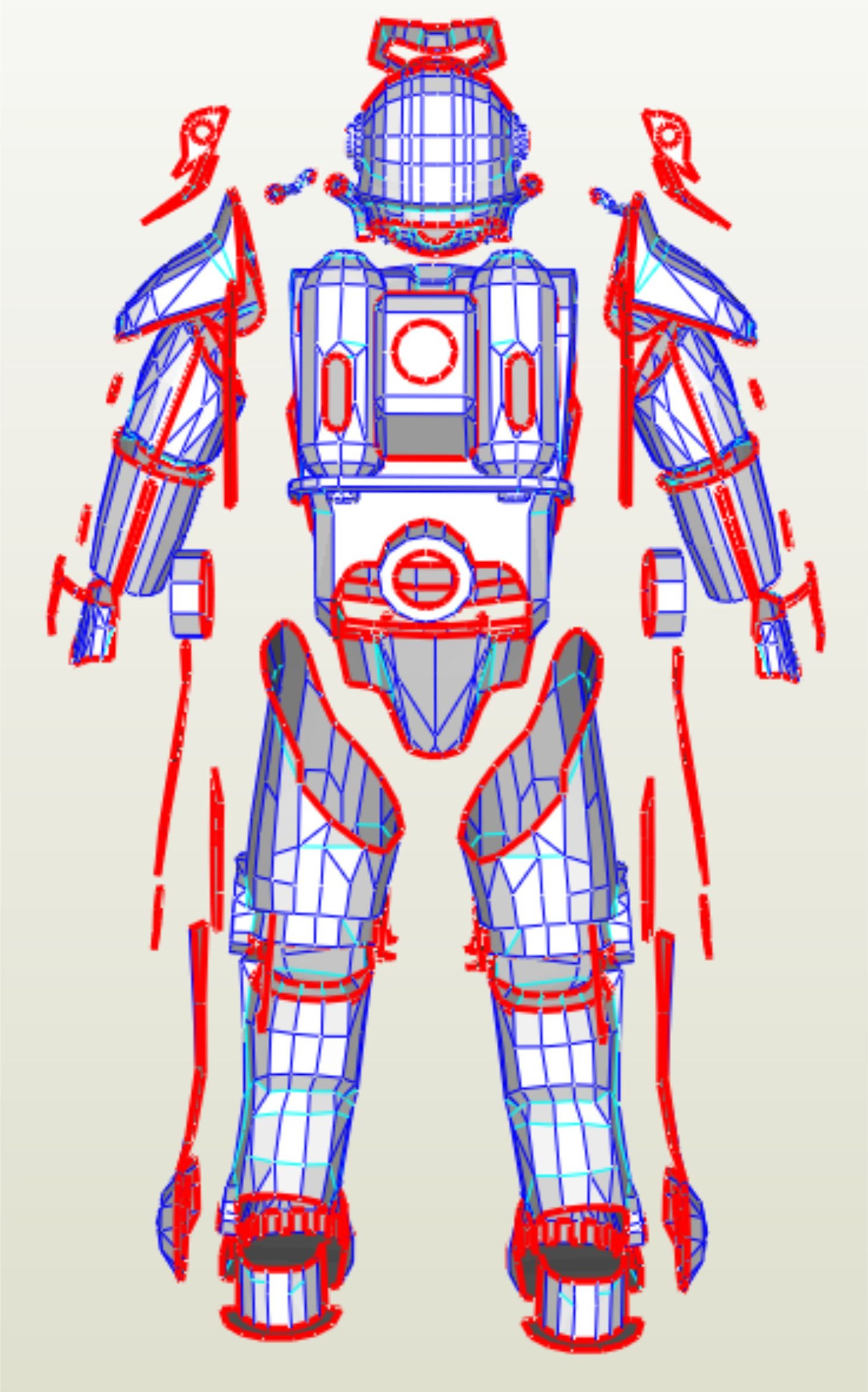 Foam Templates of T-45 Power Armor to Build Your Own - Etsy Canada