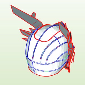 Genji's Helmet EVA Foam Templates - Etsy