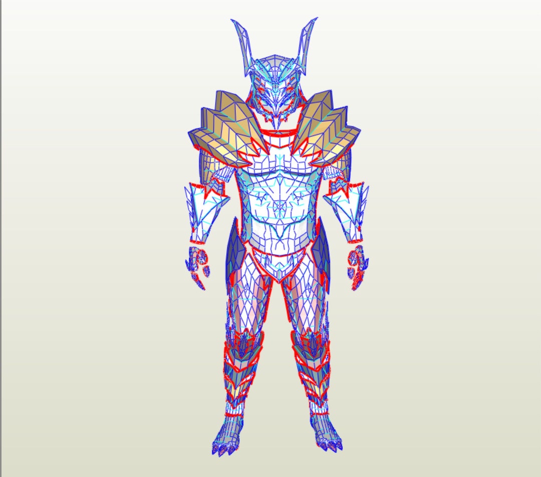 Gore Magala Body Armor Paper Templates - Etsy UK