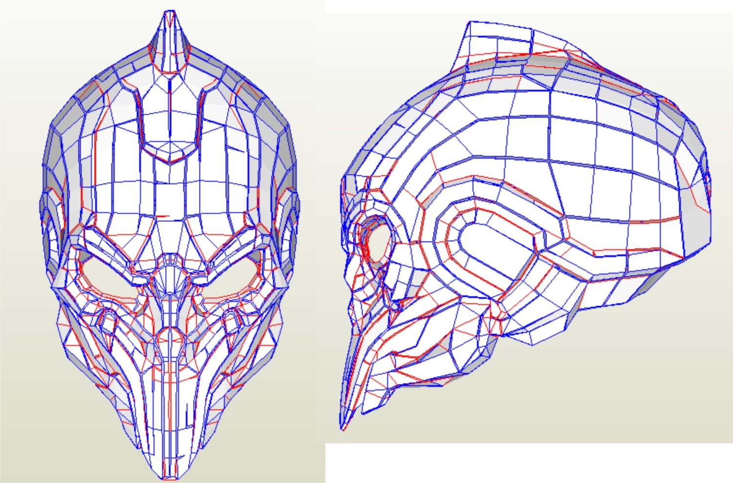 Didact Helmet Replica for Pepakura Papercraft - Etsy Canada