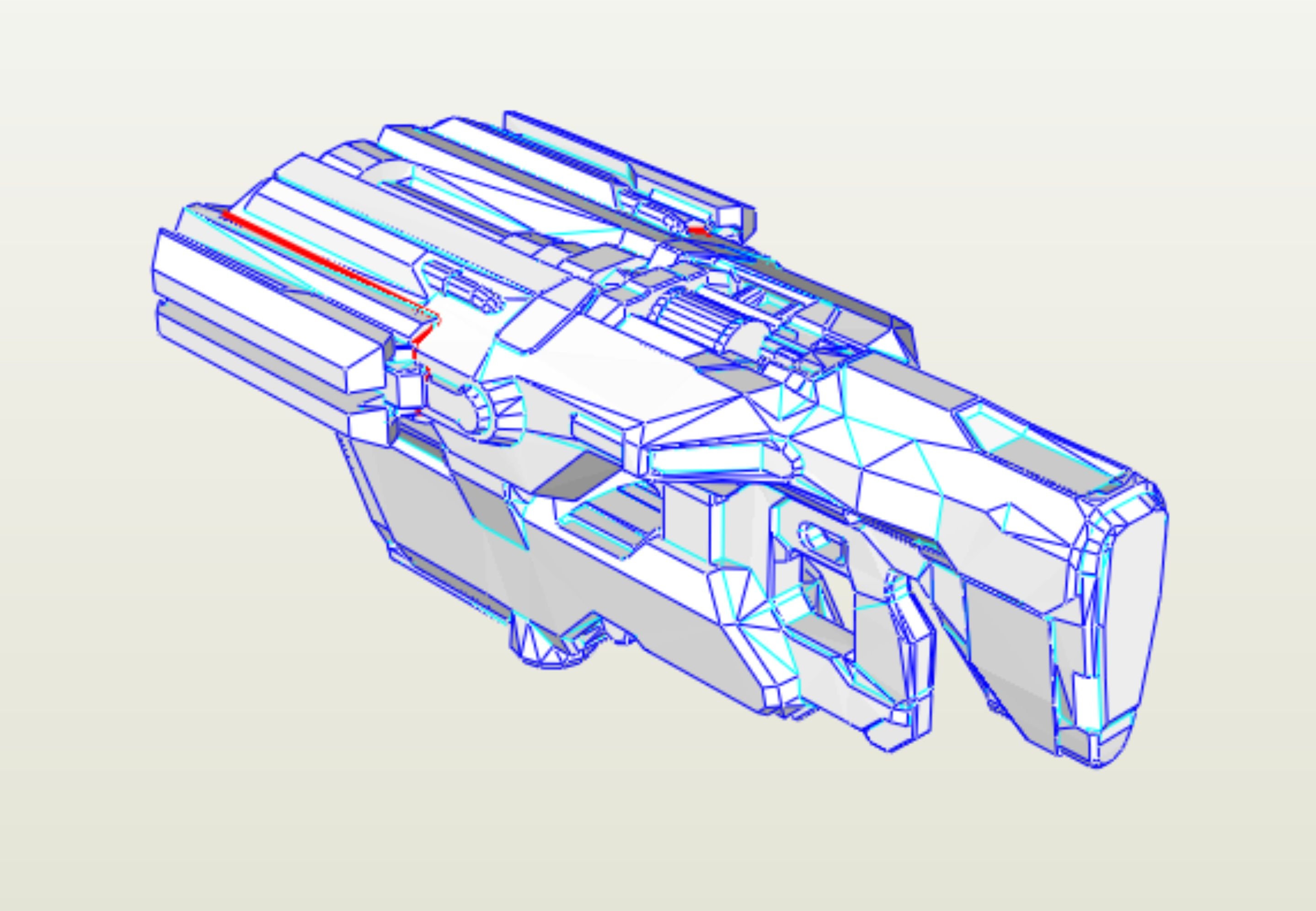 BFG Rifle Pepakura Eva Foam Templates - Etsy Canada