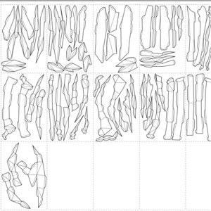 Daedric Dagger Templates to Build Your Own - Etsy