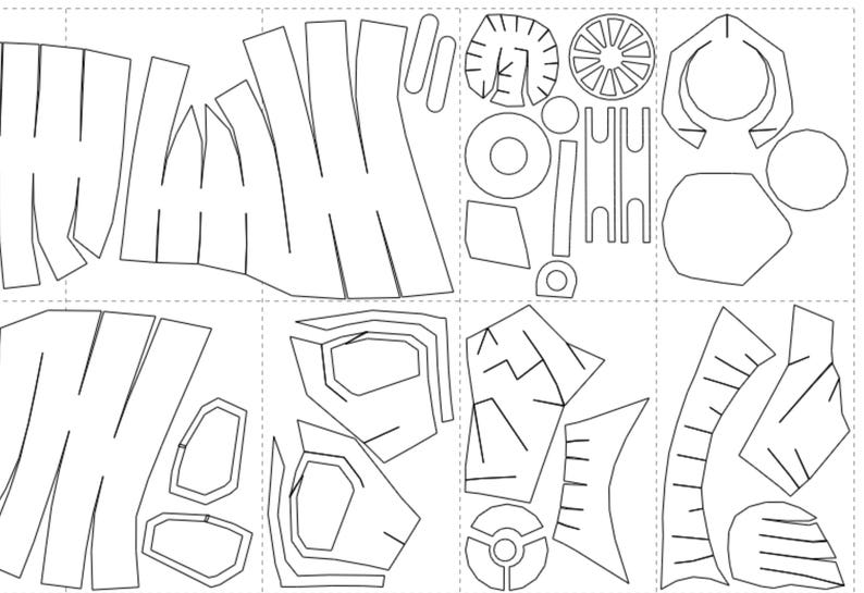 EVA Foam NCR Veteran Ranger Helmet Templates | Etsy UK