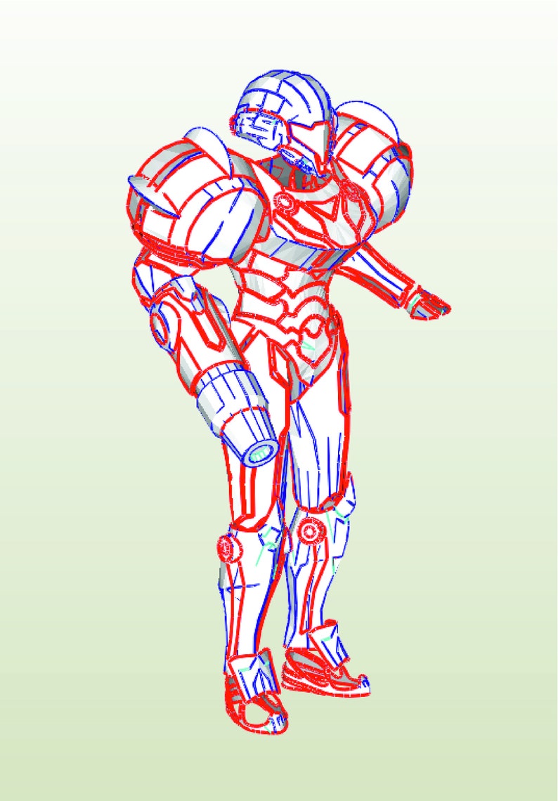 Samus Aran Body Armor EVA Foam PDF, PDO Digital Templates - Etsy