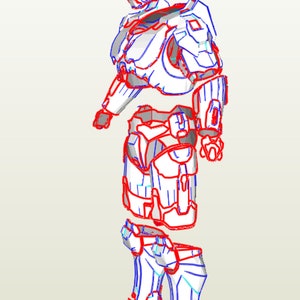 Master Chief Infinite Armor Suit: EVA Foam Pepakura PDF Templates - Etsy