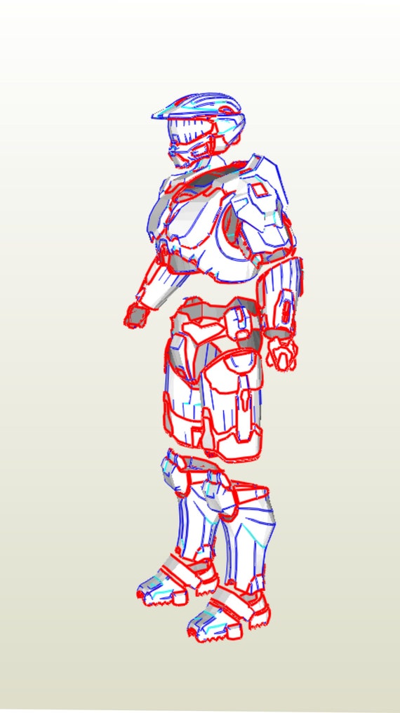 Halo 4 Armor Drawings