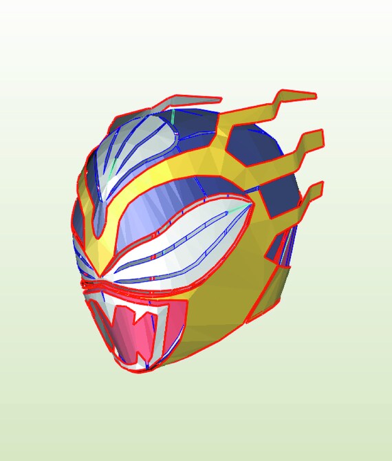 Psycho Ranger Helmet EVA Foam Templates | Etsy