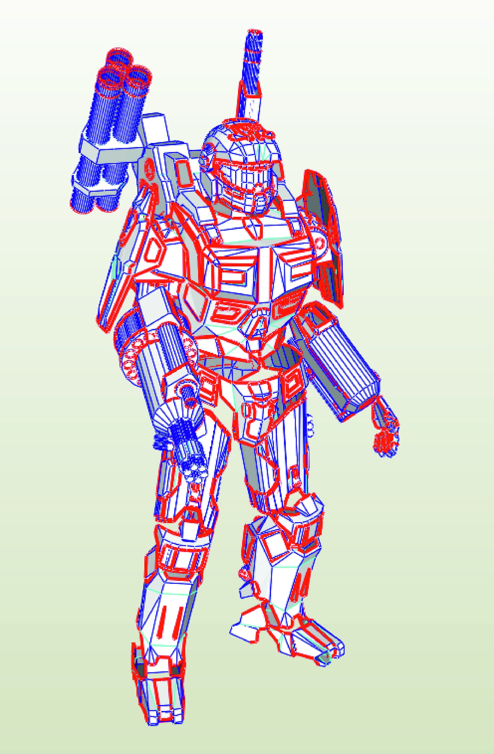 Masterchief Prototype Armor Suit EVA Foam PDF, PDO Pepakura Templates ...