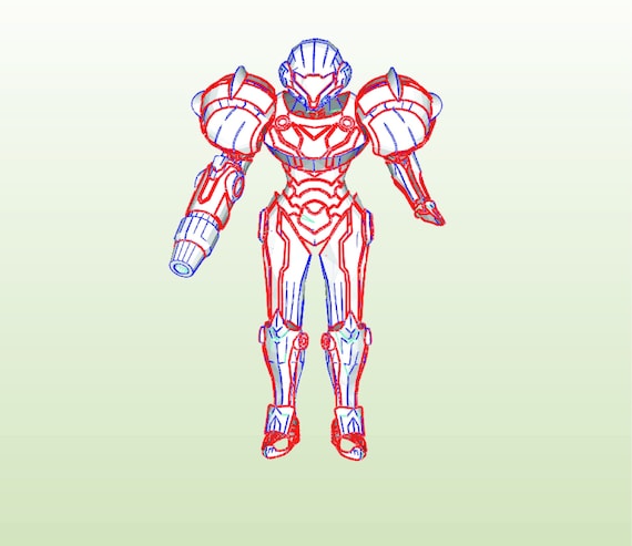 Samus Aran Body Armor EVA Foam PDF PDO Digital Templates | Etsy