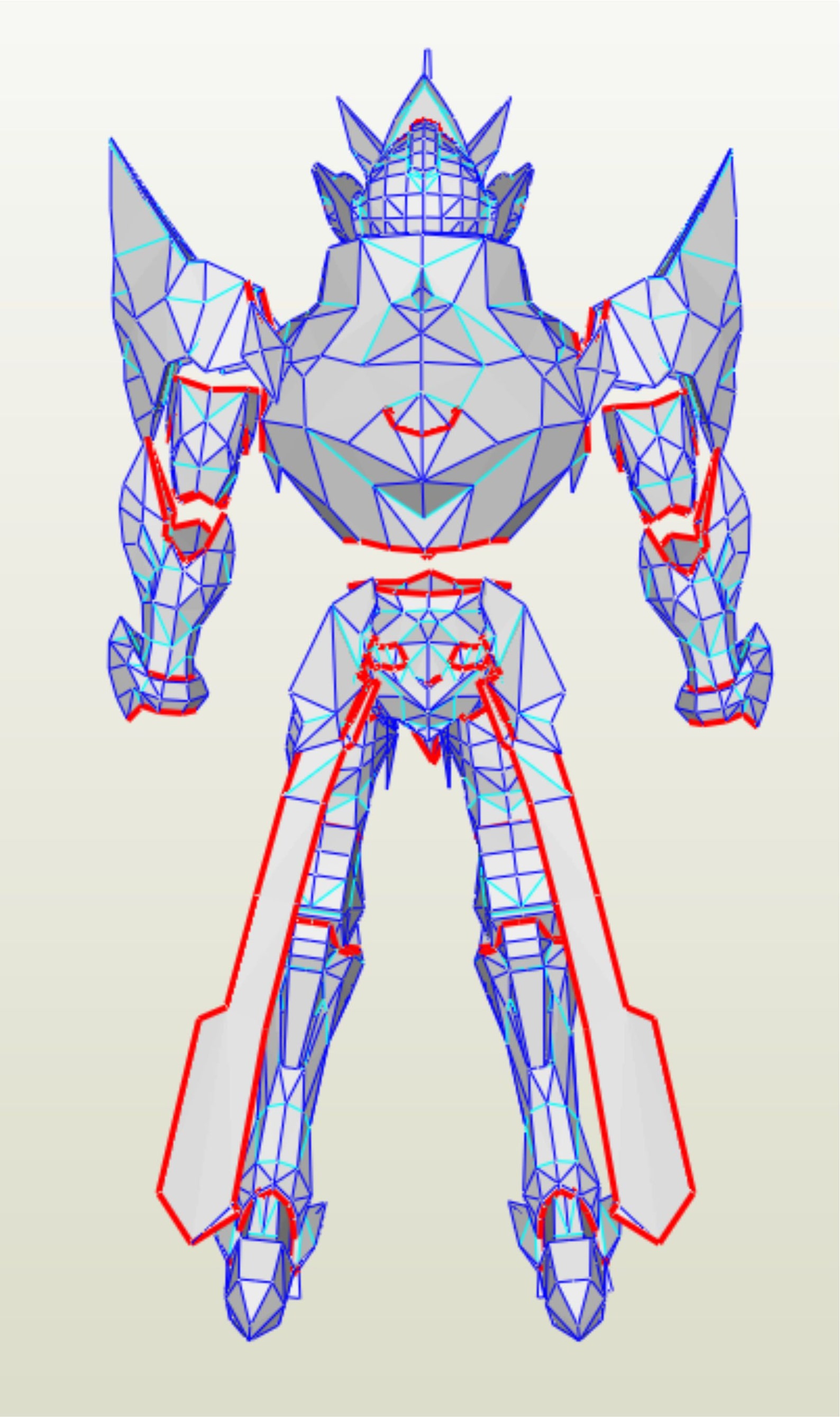 Magnaregia Robot Pepakura Paper Templates | Etsy