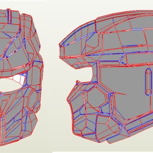 Warrior Helmet Replica Drawings to Build Your Own - Etsy