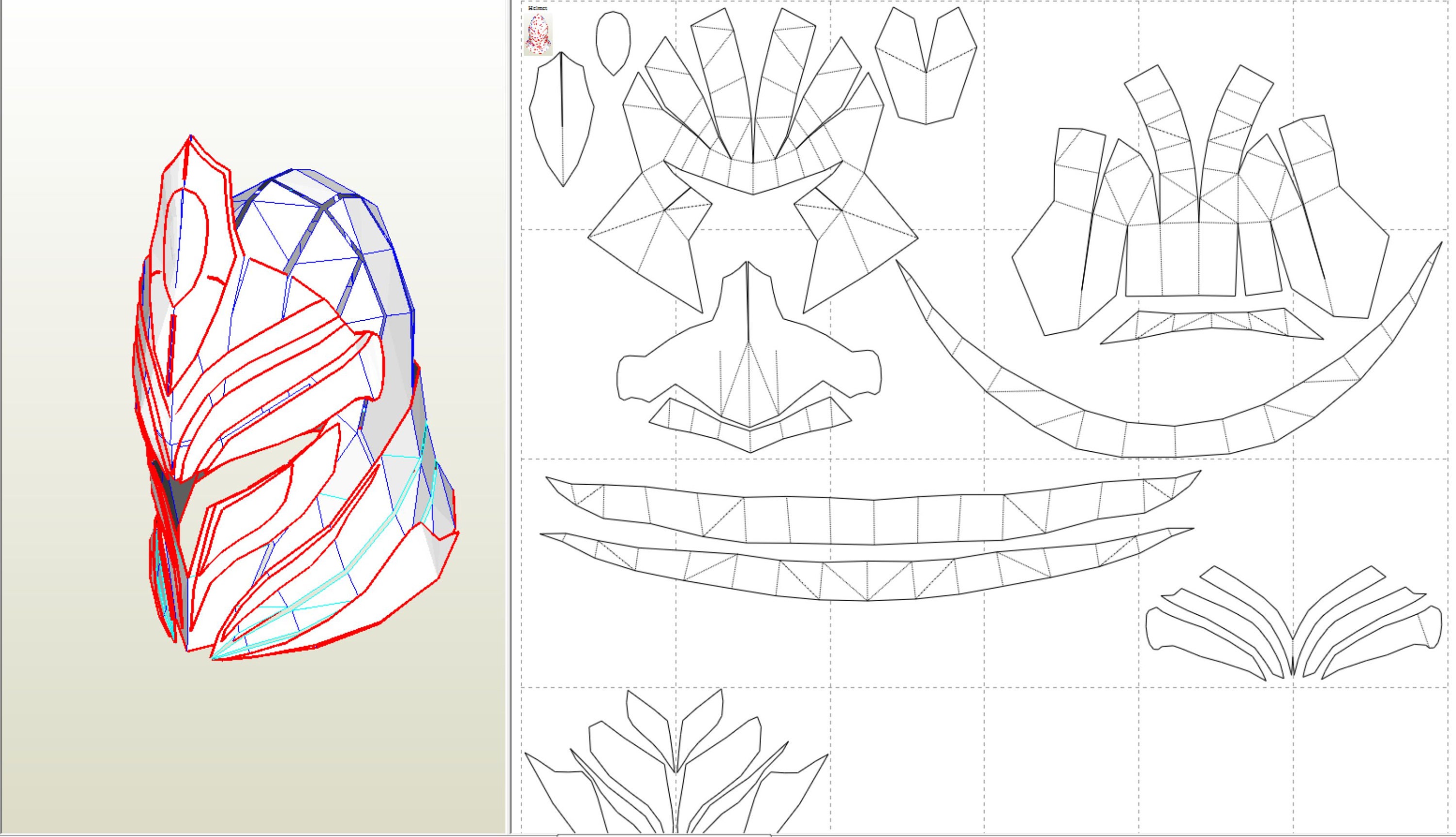Fume Knight Body Armor Eva Foam Templates - Etsy