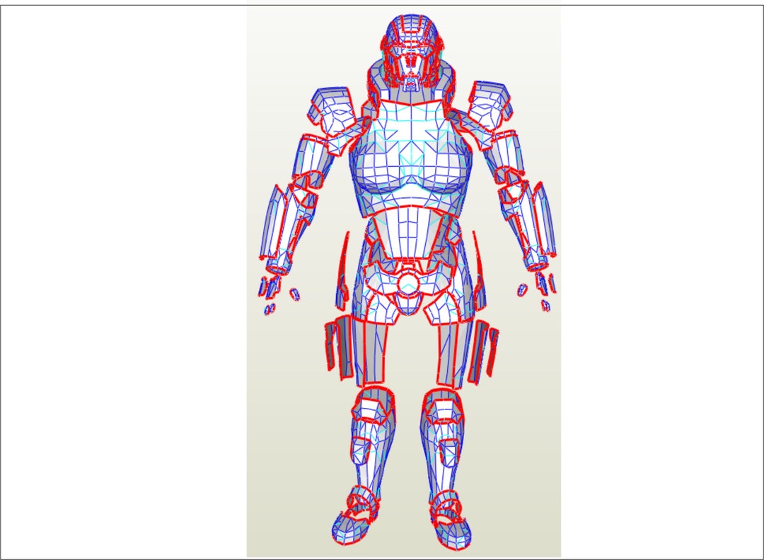 EVA Foam Female N7 Armor Suit Blueprints to Build Your Own - Etsy UK