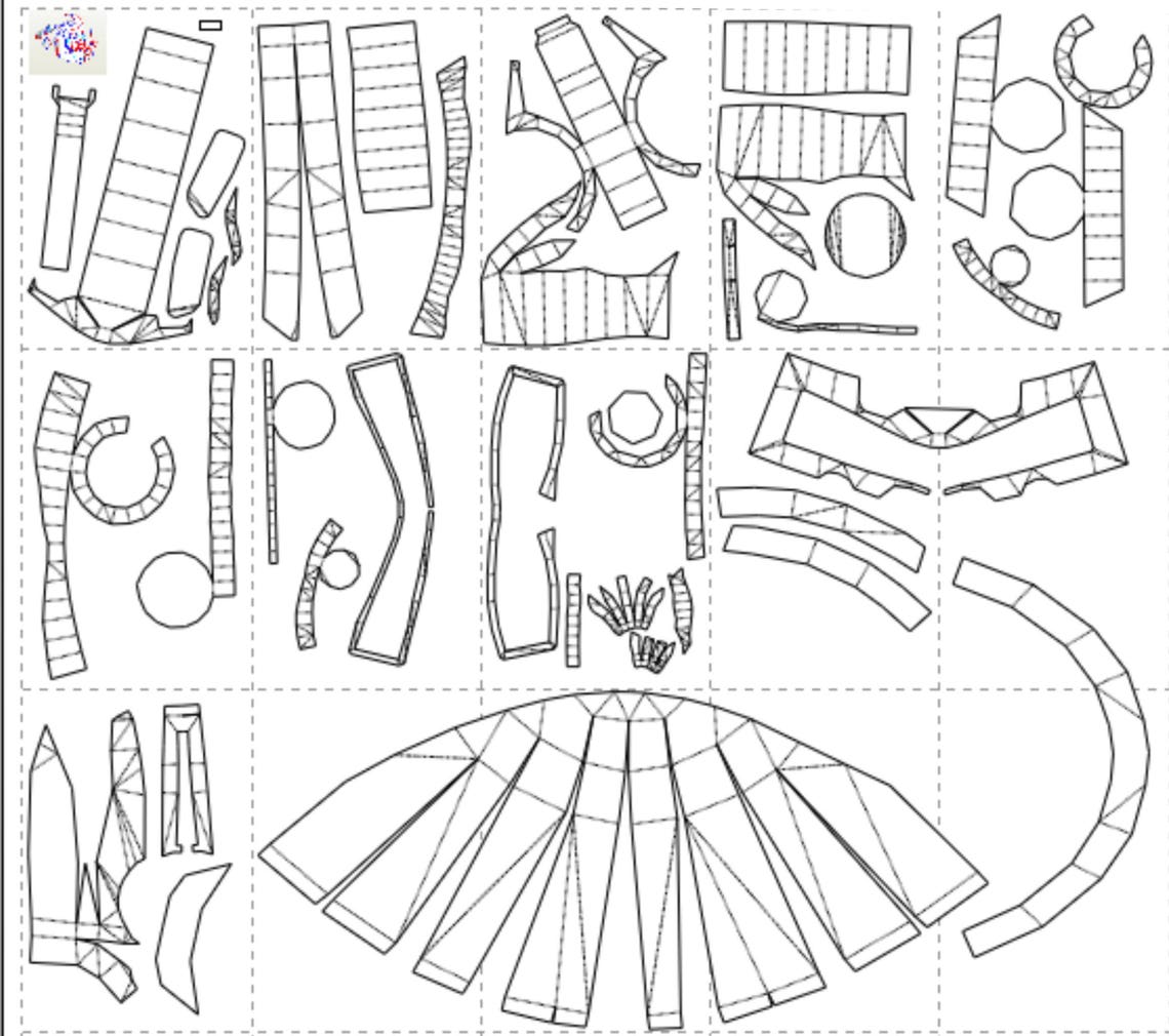 EVA Foam T-51 B Power Armor Templates - Etsy UK