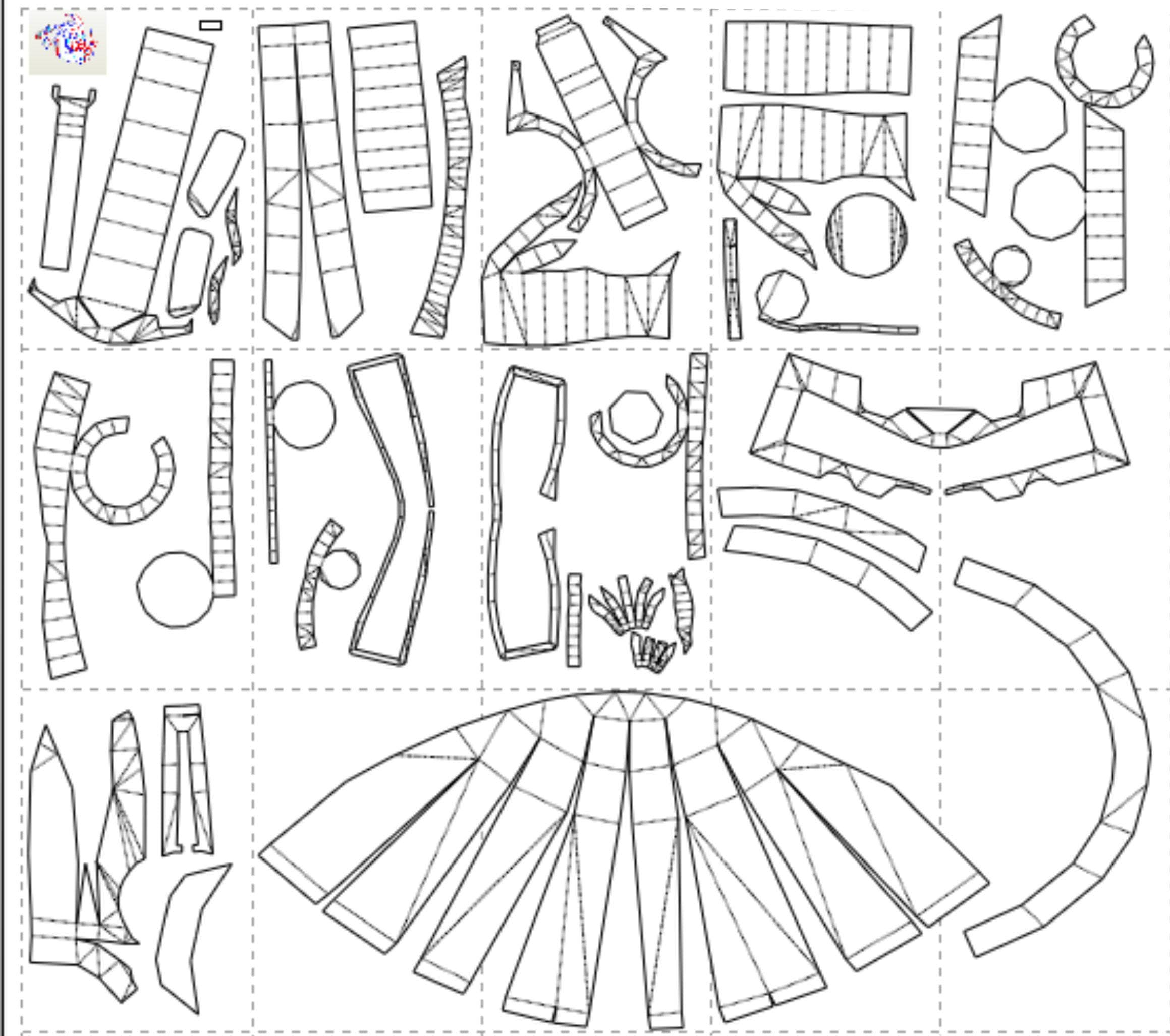 EVA Foam T-51 B Power Armor Templates - Etsy UK