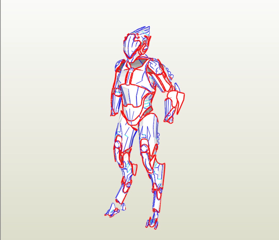 Interceptor Armor Suit DIY Blueprints - Etsy