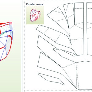 Prowler Mask Across the Spider-verse Papekura Eva Foam Digital ...