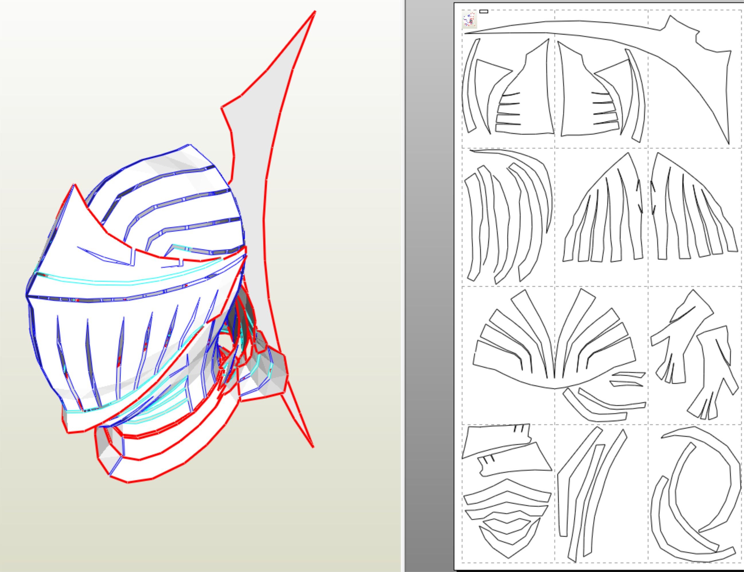 Darkmoon Knightess EVA Foam Pepakura Body Armor Blueprints to Build ...
