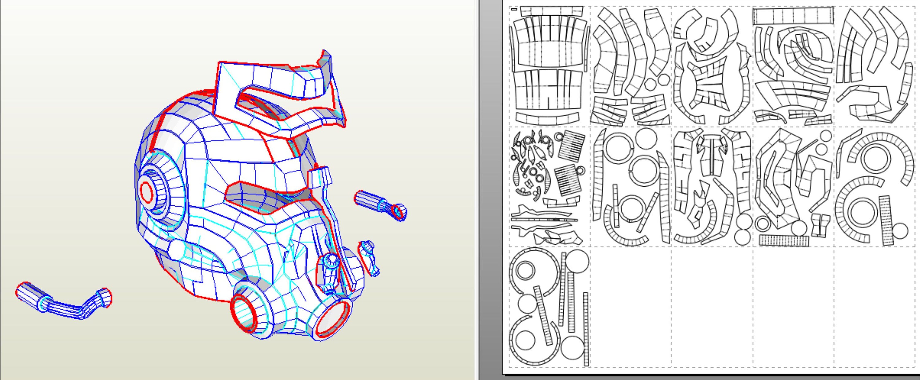 EVA Foam T-60 Power Armor Suit DIY Blueprints | Etsy